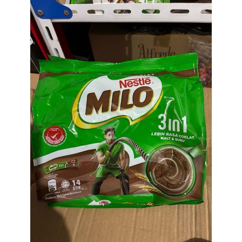 Jual Milo 3in1 isi 14 stick Original Malaysia | Shopee Indonesia