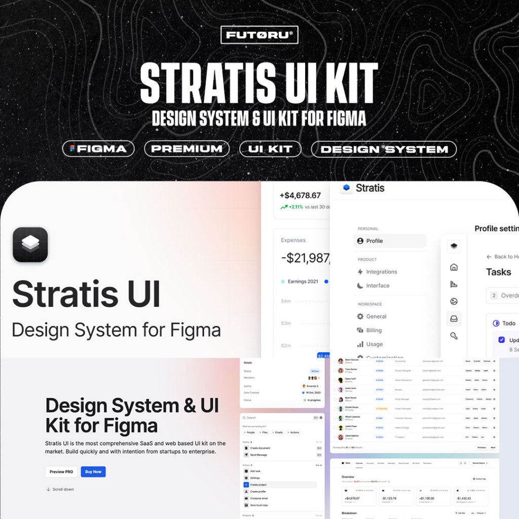 Jual Stratis UI Pro - Premium Design System & UI Kit Figma | Shopee Indonesia