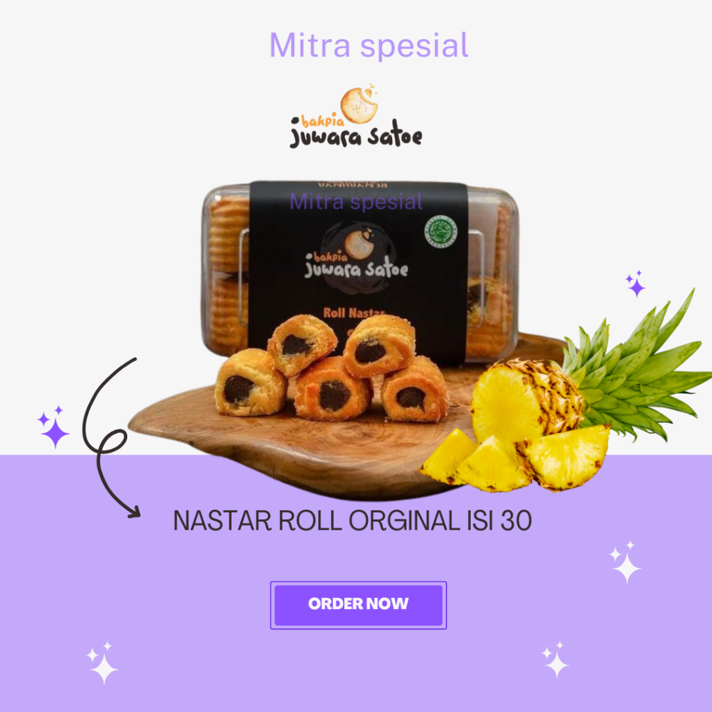 Jual NASTAR ROLL ISI 30 KHAS JOGJA - JUWARA SATOE NASTAR | Shopee Indonesia