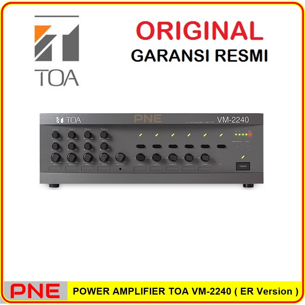 Jual System Management Power Amplifier TOA VM-2240 (ER Version) | Shopee Indonesia