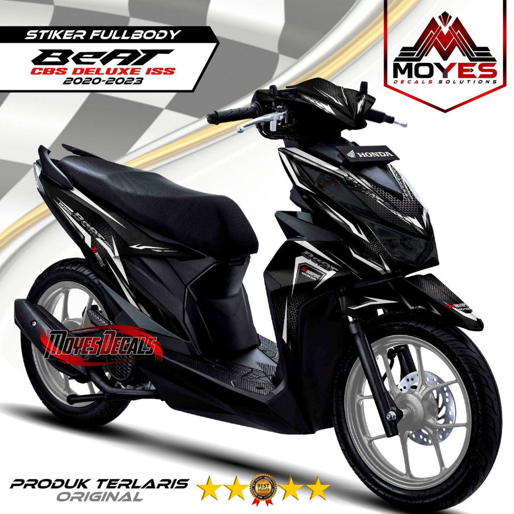 Jual (COD) TERBARU Decal Sticker Honda Beat DELUXE STREET 2020 2021 2022 Full Body Matrix List ...
