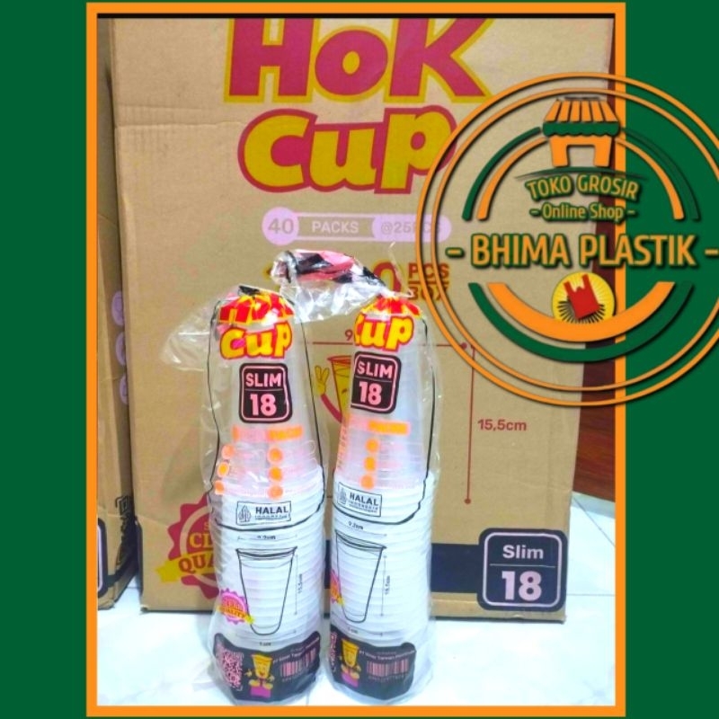 Jual Cup / Gelas HOK 18 Oz Slim | Shopee Indonesia