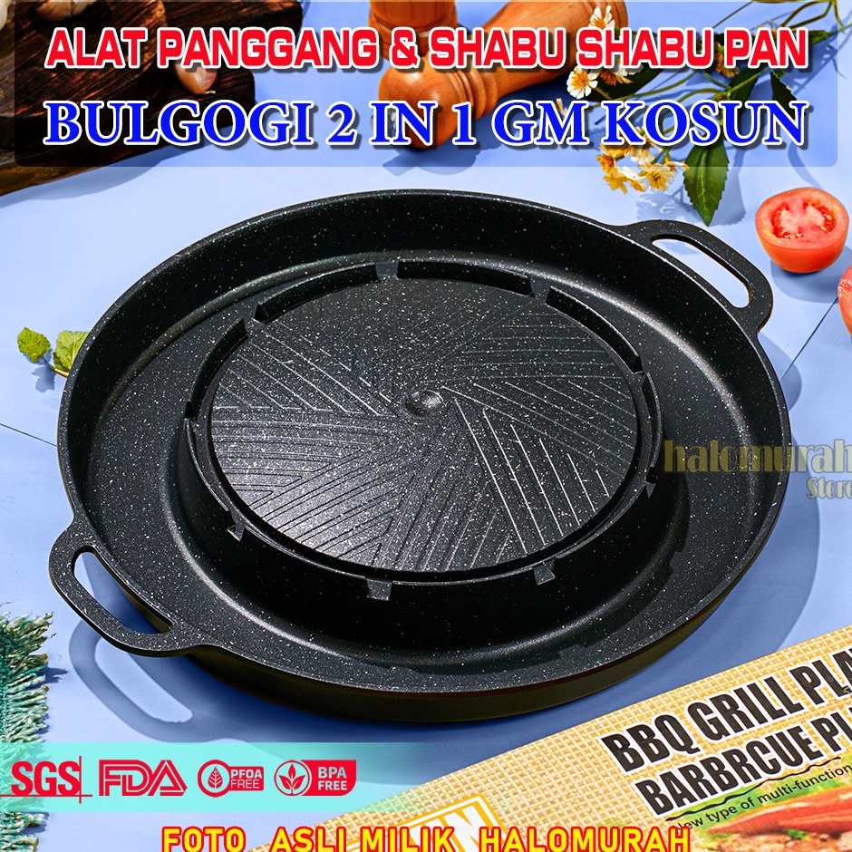 Jual Safe Payment MOOKATA PAN Bulgogi 2 fungsi Panci shabu shabu ...