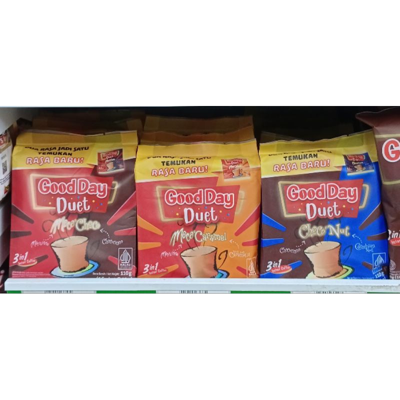 Jual Good Day Duet 5 sachet x 20gr kopi bubuk instant instan | Shopee ...