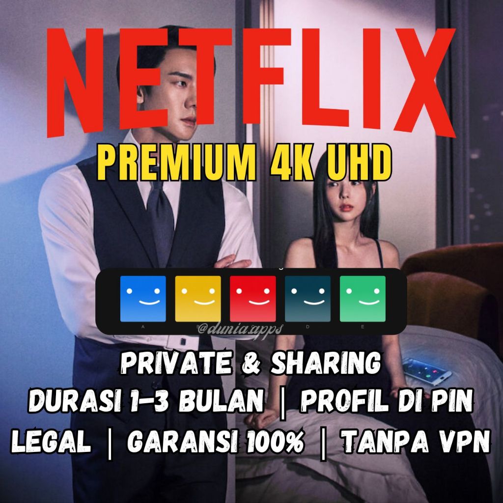 Jual NETFLIXX 4K UHD 1BLN - 3 BLN ANTI LIMIT PREMIUMM TANPA VPNFULLGARANSI PRODUK ORI 100% #6 ...