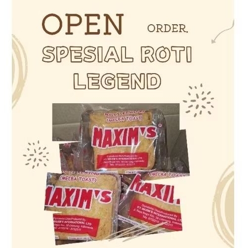 Jual [EDISI TETAKHIR] Roti Maxim Toast Kering berhenti produksi di ...