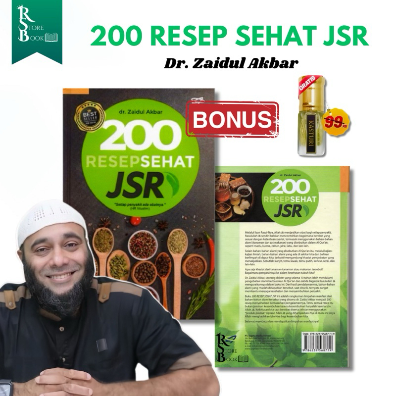 Jual Buku 200 Resep Sehat JSR Zaidul Akbar Buku JSR Zaidul Akbar JSR Store Official BONUS ...
