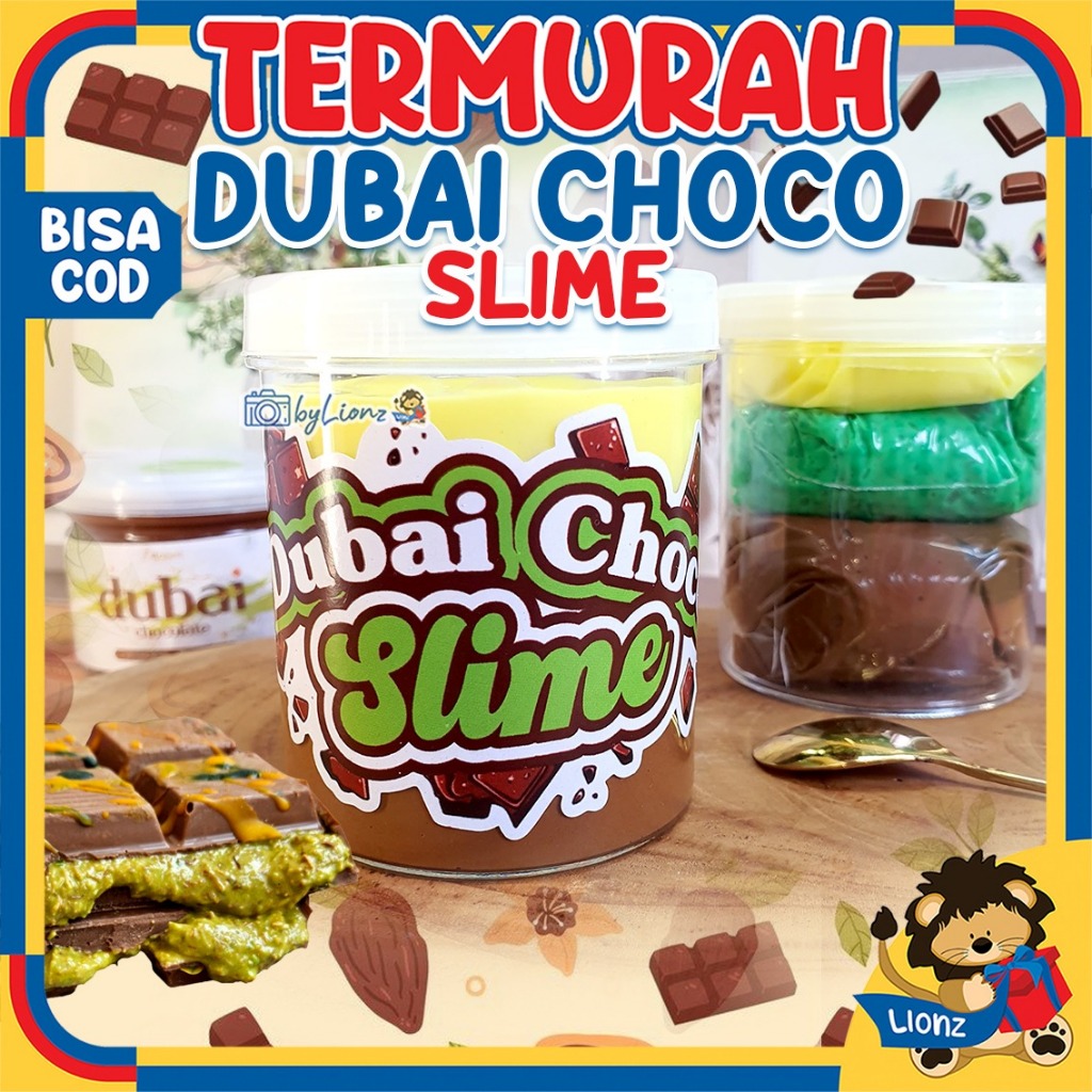 Jual Original Slime Choco Dubai Strechy | Shopee Indonesia