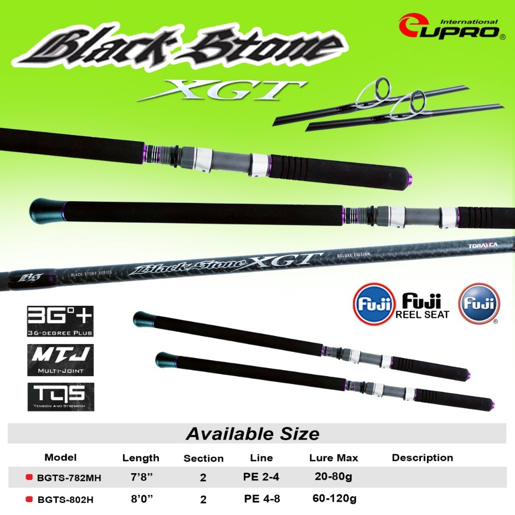 Jual EXPERT GRAPHITE Joran Pancing Casting BLACK STONE XGT Delux ...