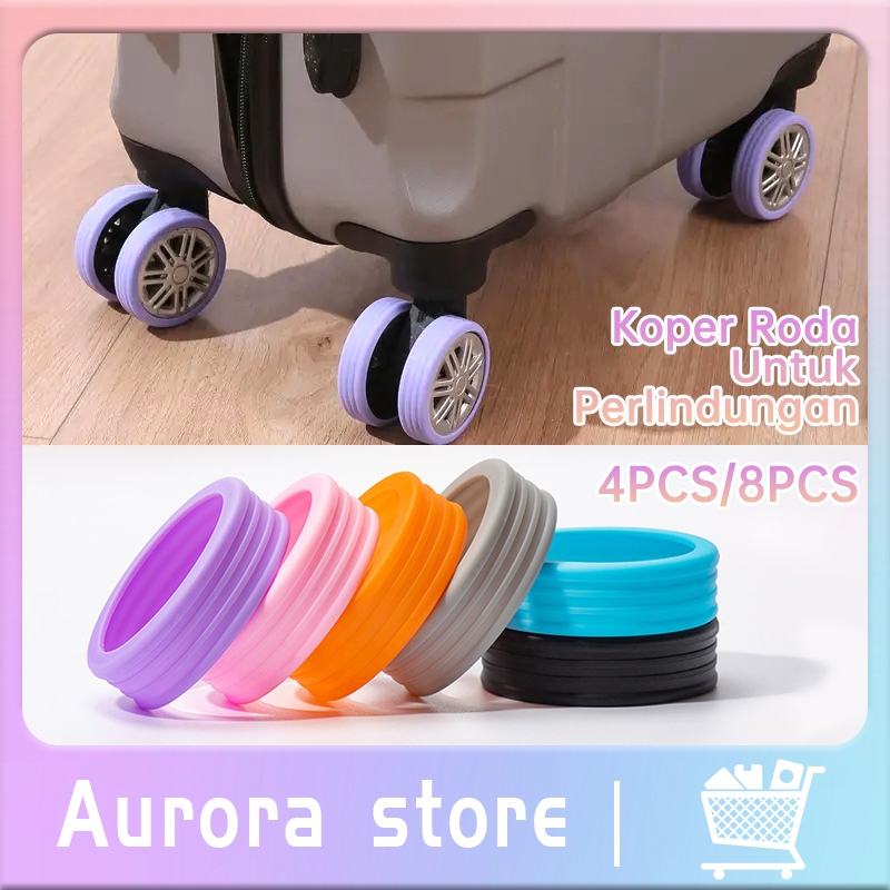 Jual 4/8Pcs Universal Protektor Roda Wheel Cover Protector Ring Karet ...