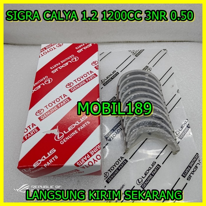Jual METAL DUDUK OVERSIZE 0.50 SIGRA CALYA 1.2 1200CC 3NR | Shopee ...