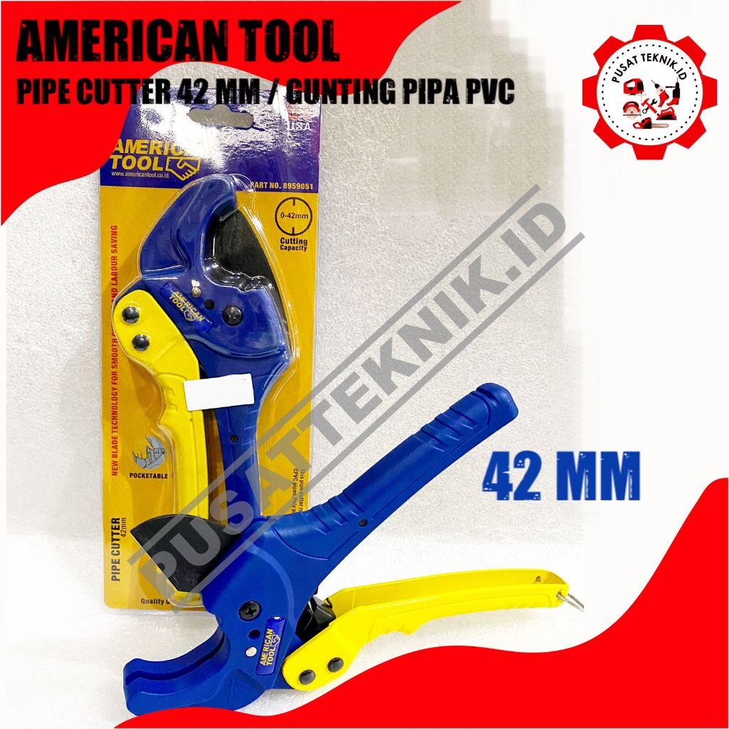 Jual AMERICAN TOOL PIPE CUTTER 42 MM GUNTING PIPA PVC VINYL TANG ...