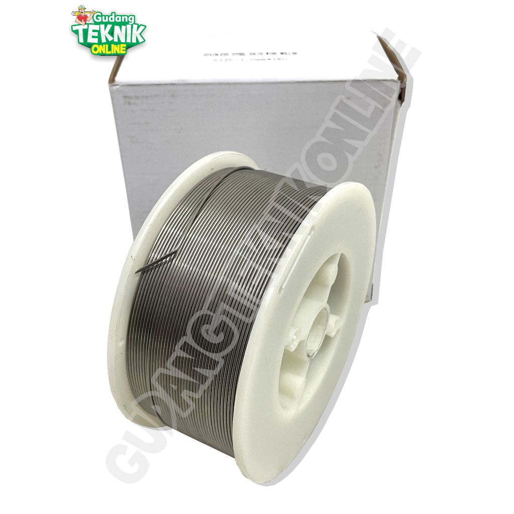 Jual MOLLAR Kawat Las Mig STAINLESS 0.8mm 1mm MOLLAR 1Kg / Flux Core Wire Gasless Kawat Las ...