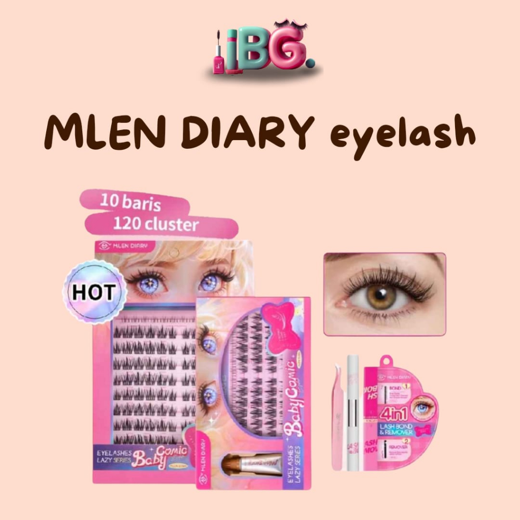 Jual MLEN DIARY Eyelash Mlen Diary Bulumata Palsu Original Mlen Diary ...