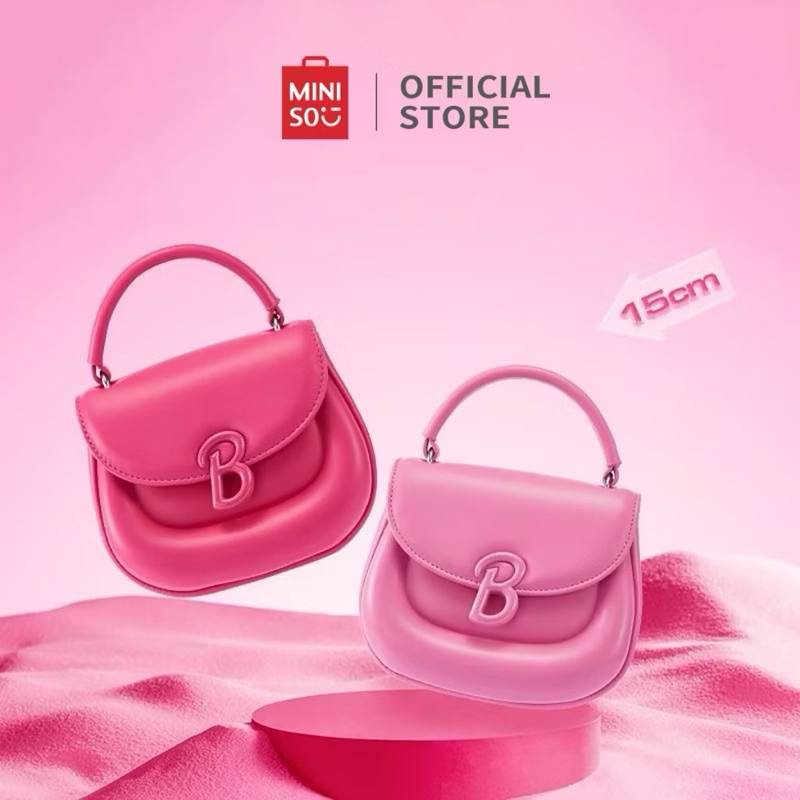 Jual New!! Miniso X Barbie Fancy Bag Red (Fuchsia) | Shopee Indonesia