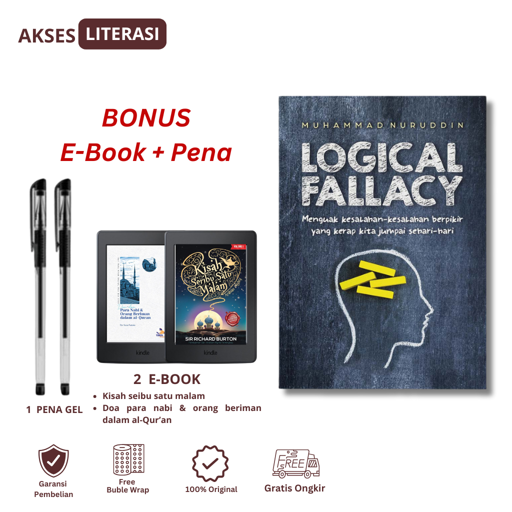 Jual FREE BUBLE WRAP [BONUS PEN] - Logical Fallacy - Muhammad Nuruddin ...