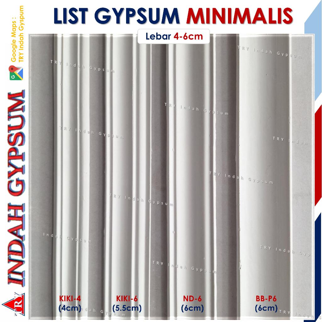 Jual List Gypsum Polos 4cm dan 6cm MINIMALIS - Original TRYINDAH ...