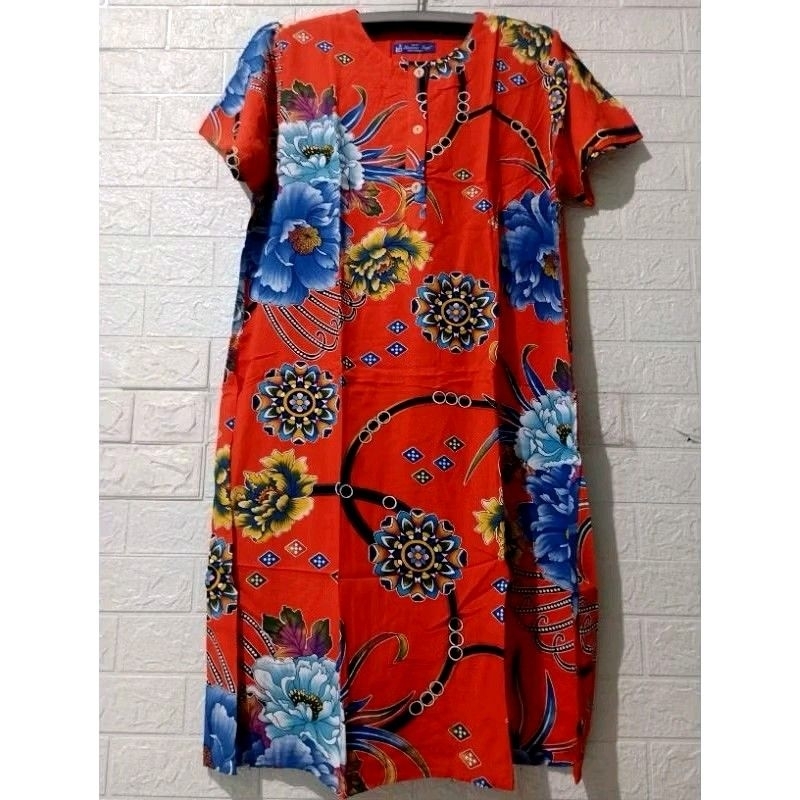 Jual COS DASTER BATIK KENCANA UNGU 04 LABEL BIRU MOTIF BUNGA TERBARU ...