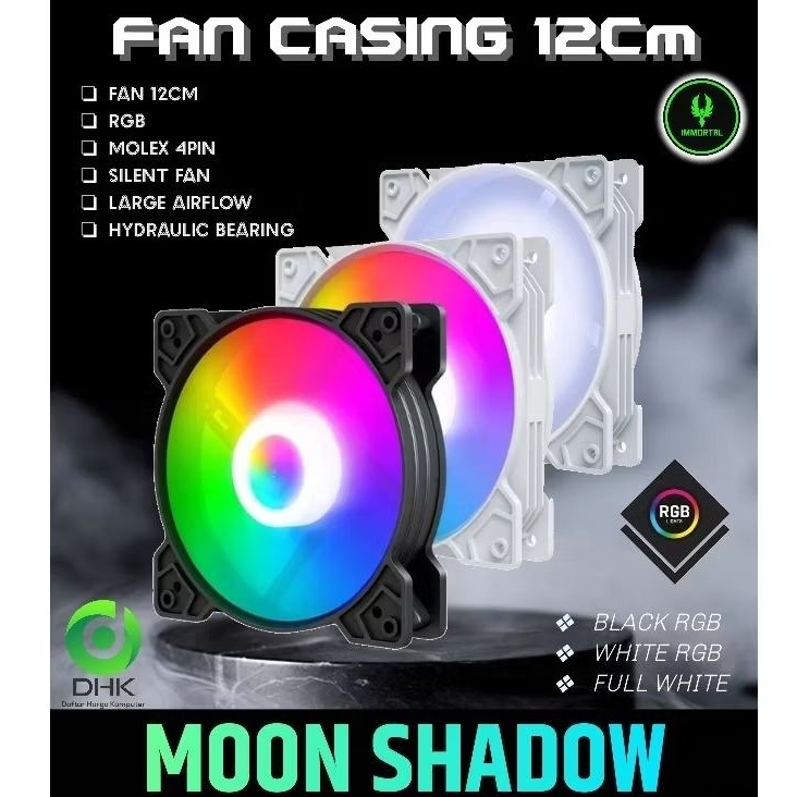 Jual IMMORTAL FAN CASING 12CM SHADOW MOON RGB | Shopee Indonesia