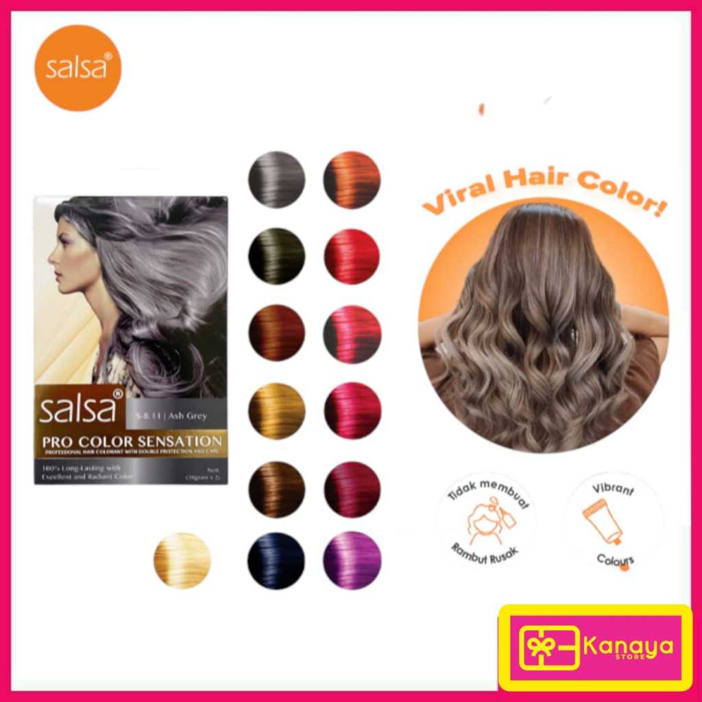 Jual SALSA Hair Color - Cat Semir Rambut Permanen | Shopee Indonesia