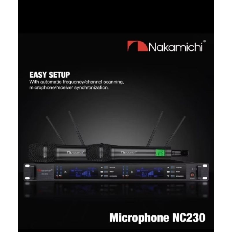 Jual Nakamichi NC230 NC 230 dual microphone wireless sound karaoke ...