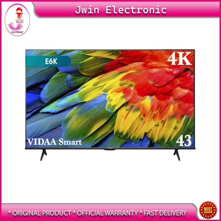 Jual HISENSE 55E6K 55 inch Vidaa Smart 4K UHD TV-Bezelles design Model ...