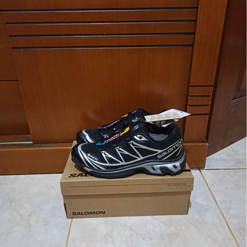 Jual salomon xt 6 GORE-TEX black silver | Shopee Indonesia