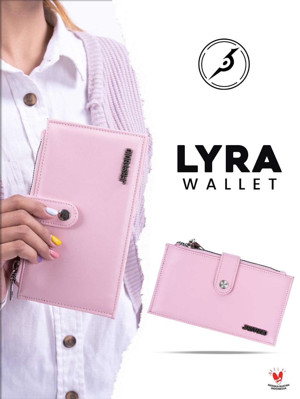 Jual JFR Lyra Wallet - Dompet Wanita Bahan Kulit Premium JFR10 | Shopee ...