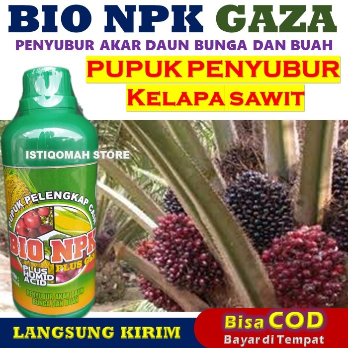 Jual Pupuk Penyubur Akar Batang Dan Daun Kelapa Sawit NPK GAZA 500ml Pupuk NPK Cair untuk Bibit ...