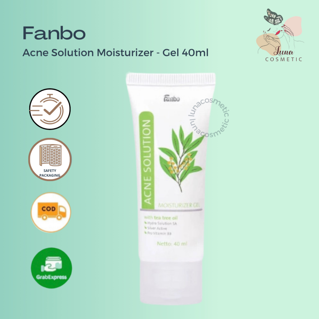 Jual Fanbo Acne Solution Moisturizer - Gel 40ml | Shopee Indonesia