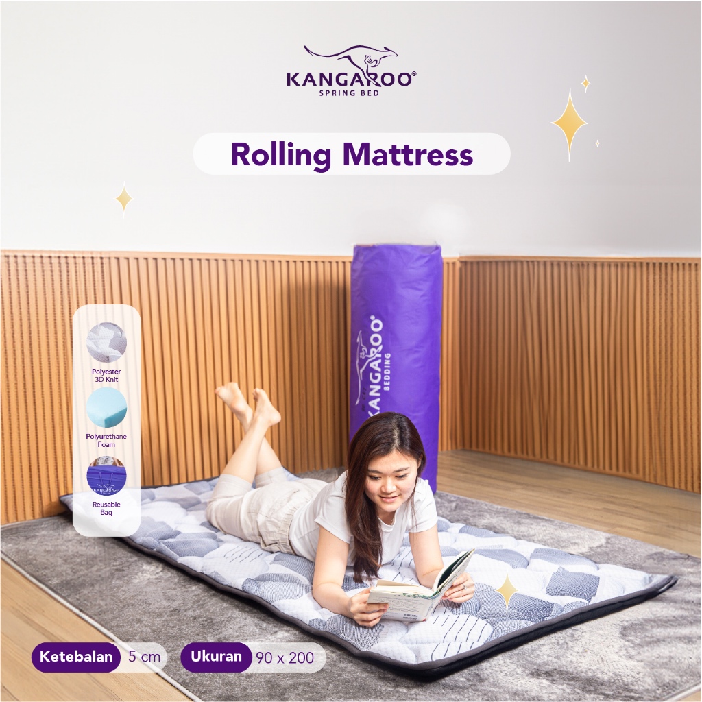 Jual Kangaroo - Rolling Mattress - Kasur gulung praktis & Ekonomis ...