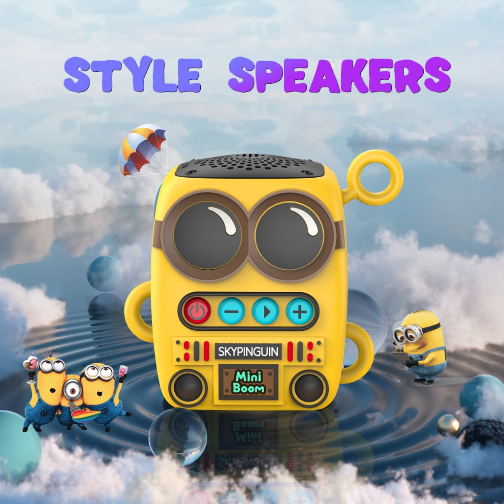 Jual (New) Bluetooth speaker Minion portable mini supports Bluetooth ...