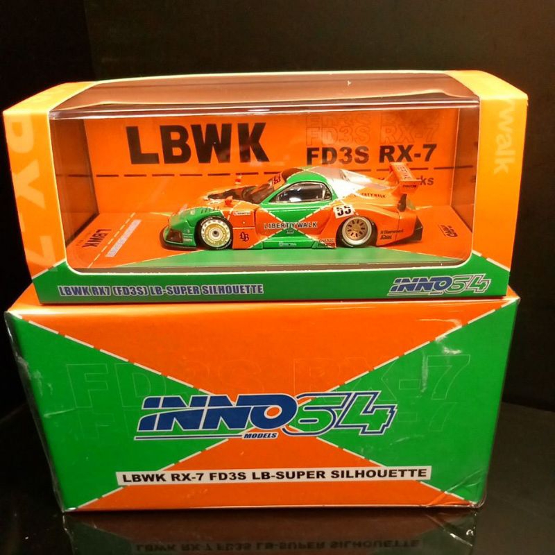 Jual INNO MODELS 1:64 LBWK MAZDA RX-7 FD3S SUPER SILHOUETTE IMX ...