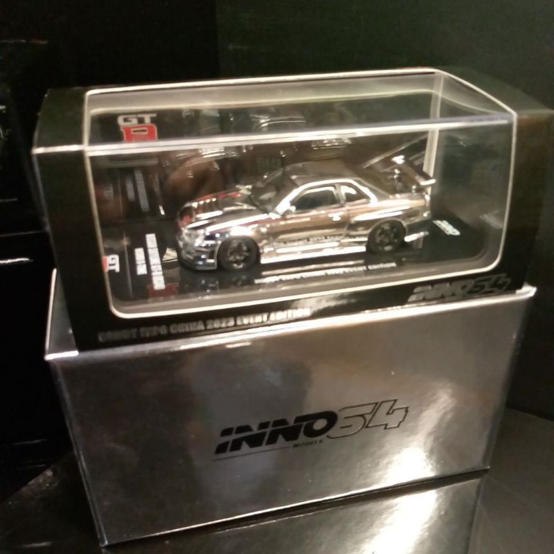 Jual INNO MODELS 1:64 NISSAN SKYLINE GT-R R34 NISMO R TUNE SILVER ...