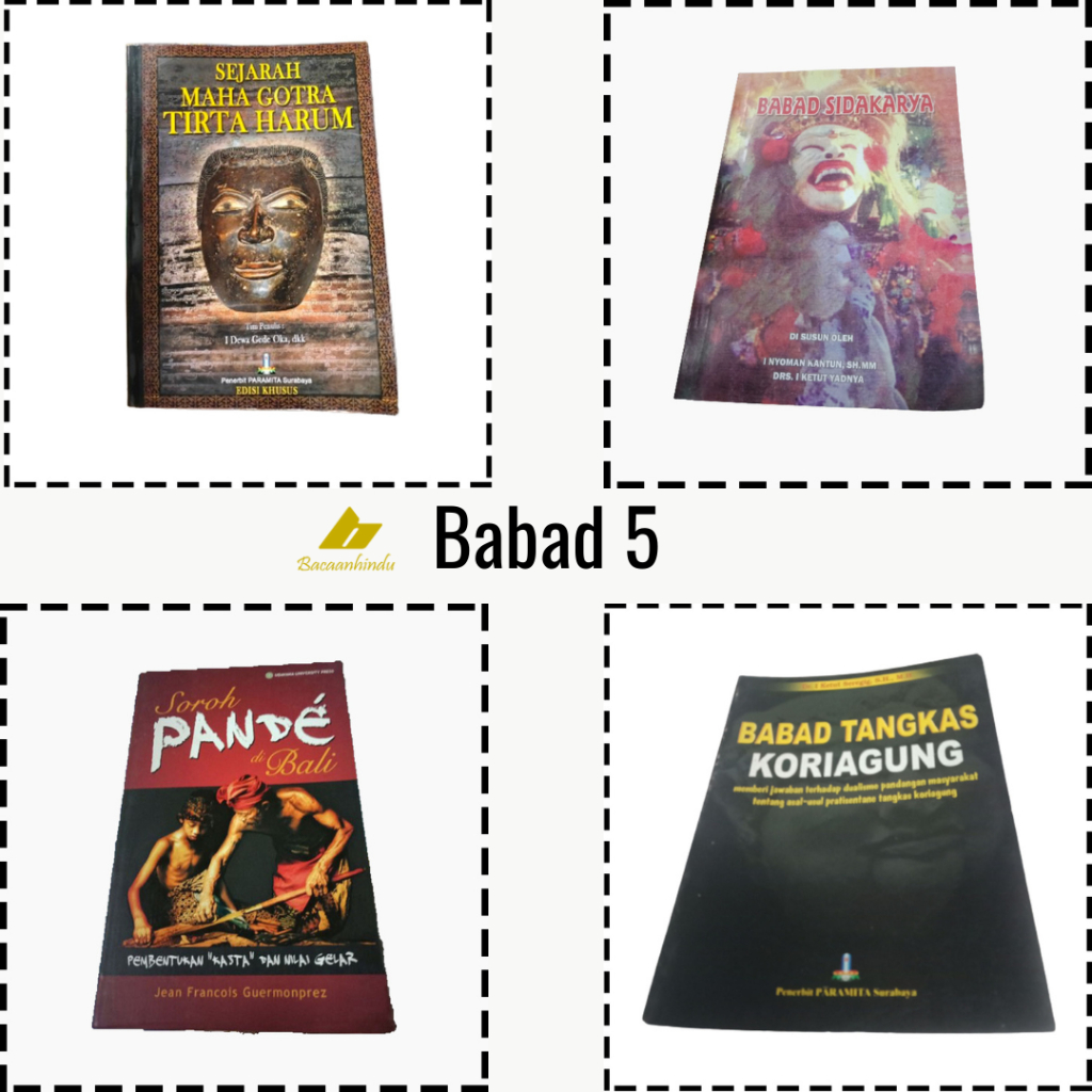 Jual Buku Babad 5 Sejarah Mahagotra Sidakarya Soroh Pande Tangkas Kori ...
