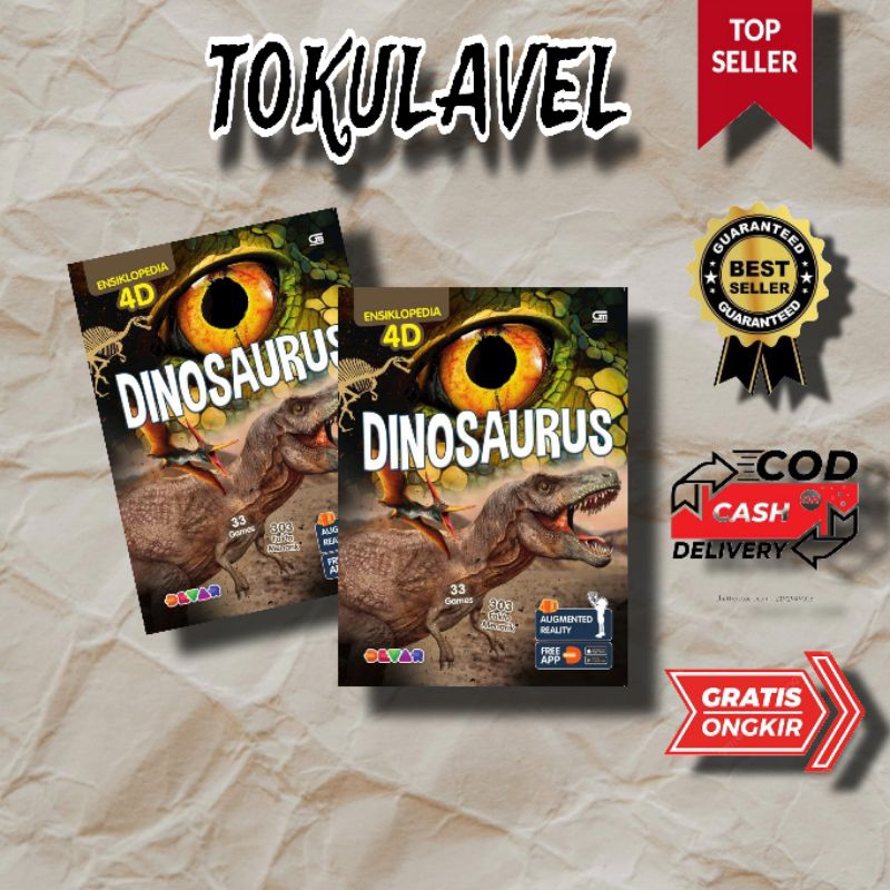 Jual Buku Ensiklopedia 4D Dinosaurus - DEVAR | Shopee Indonesia