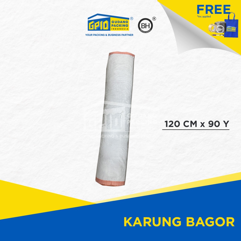 Jual Karung Bagor/ Karung Rol/ Karung Ngebal 120cm x 90 Yard | Shopee ...