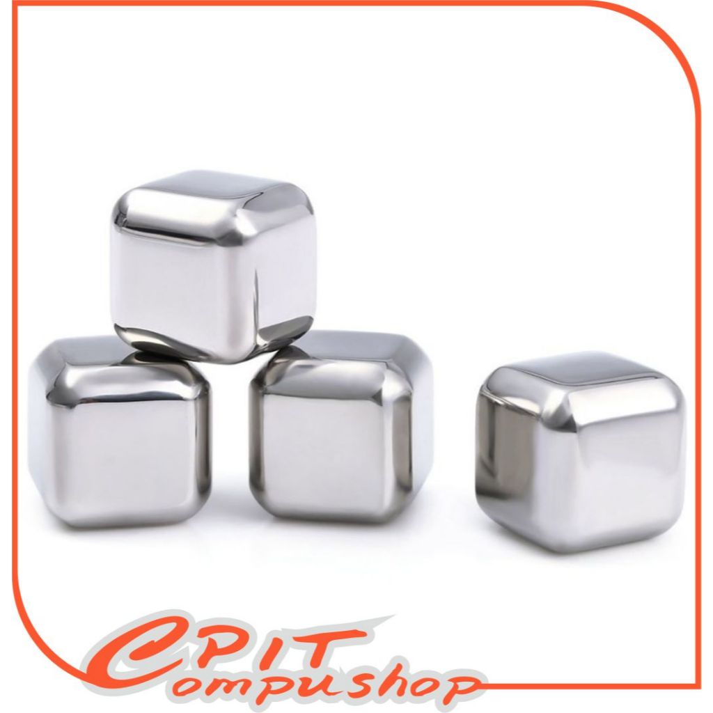 Jual Food Grade Ice Cube Es Batu Stainless Steel Reusable Pendingin ...