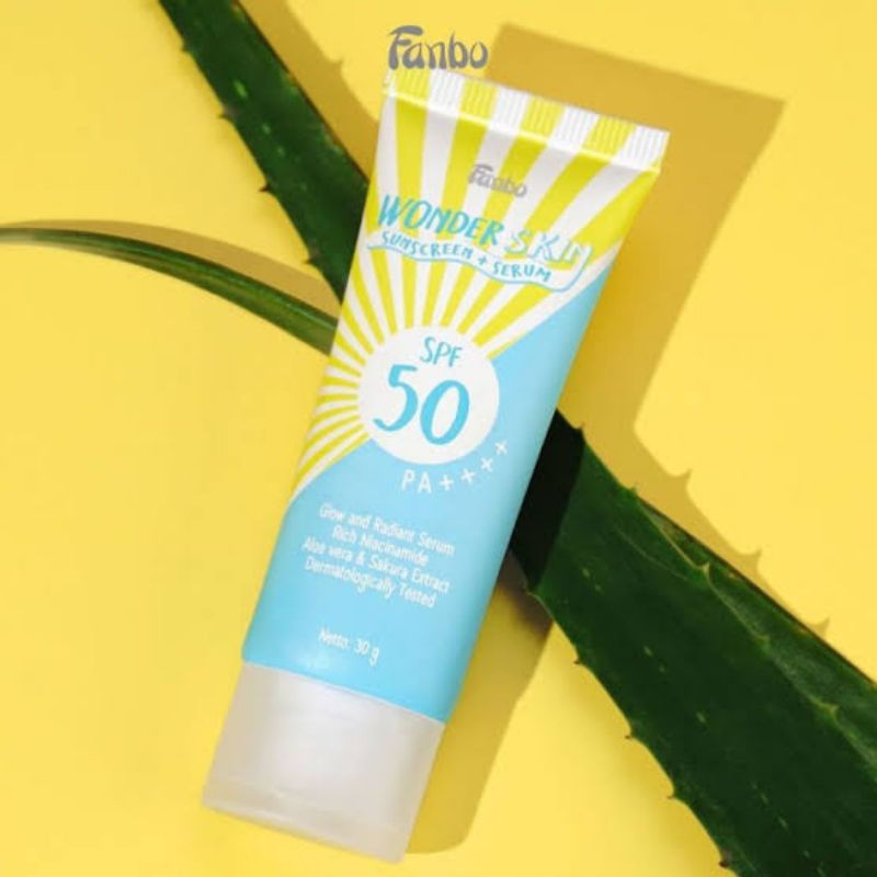 Jual Fanbo Wonder Skin Suncreen + Serum SPF 50 PA+++ | Shopee Indonesia