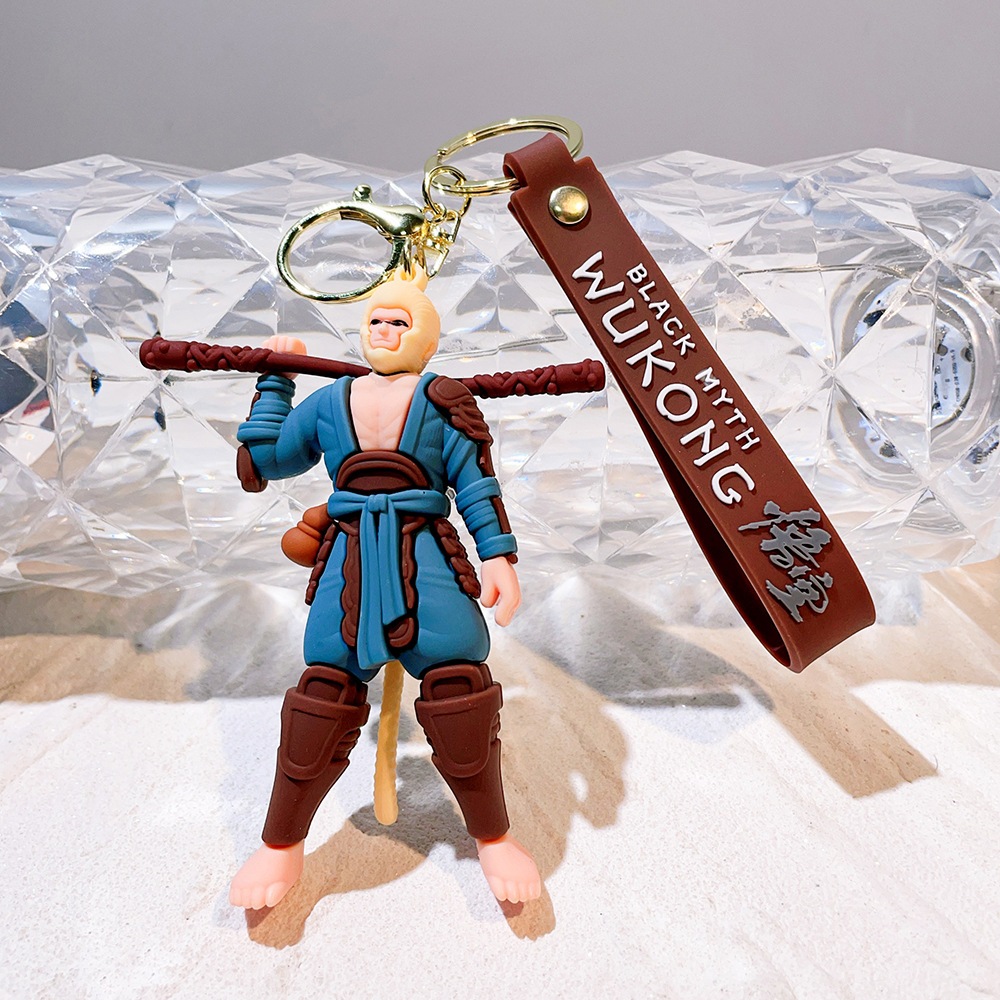 Jual Gantungan Kunci Monkey King Sun Go Kong Kera Sakti Keychain ...