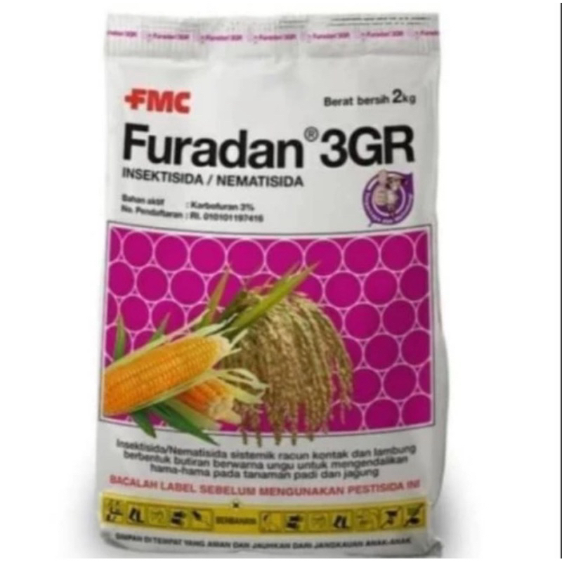 Jual ( 2 kg ) insektisida FURADAN 3GR 2KG dari FMC pembasmi hama di ...
