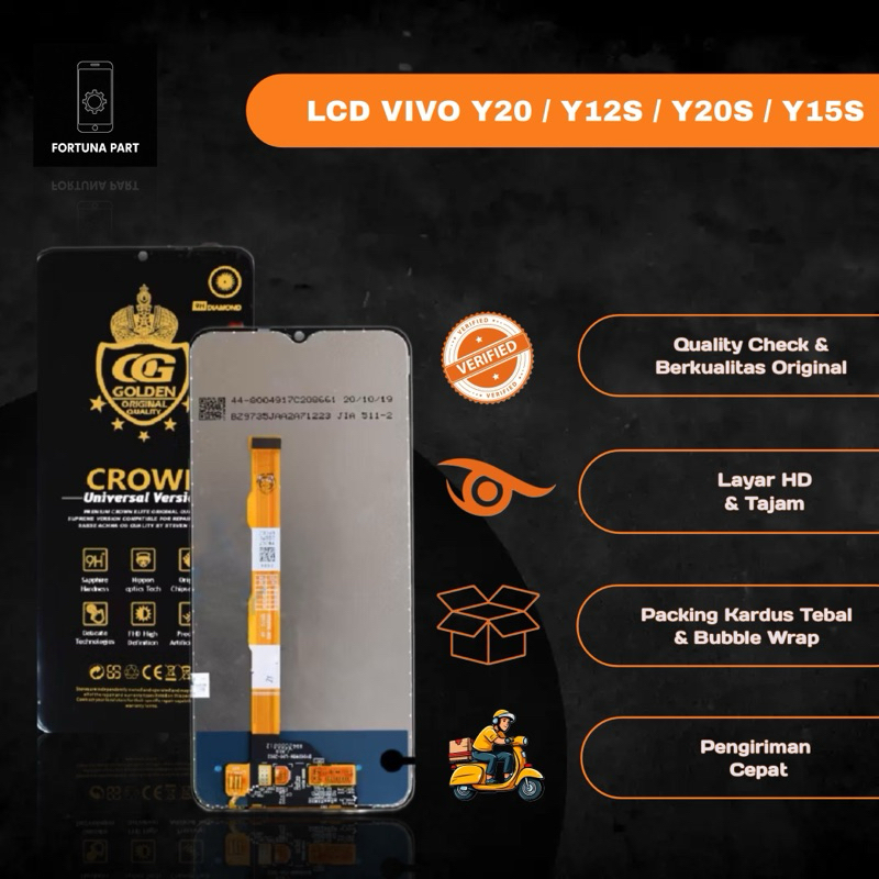 Jual LCD VIVO Y20 / Y12S / Y20S / Y15S FULLSET COMPLETE | Shopee Indonesia