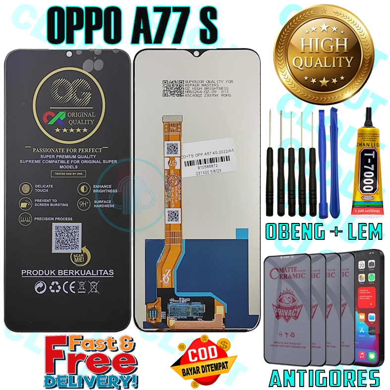 Jual LCD TOUCHSCREEN OPPO A77S LAYARSENTUH ORIGINAL ORI ALL MEREK ...