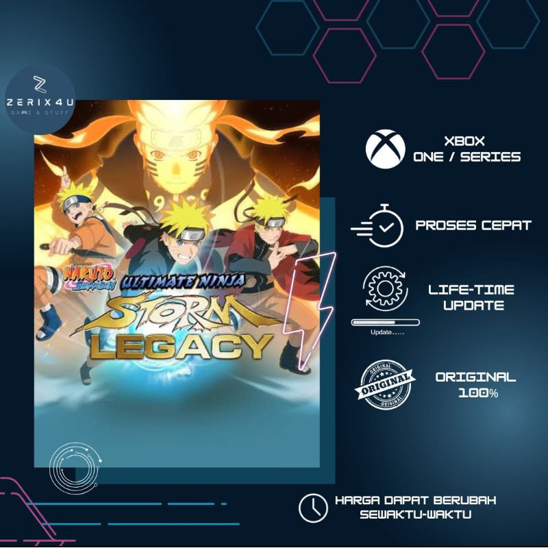 Jual NARUTO SHIPPUDEN ULTIMATE NINJA STORM LEGACY XBOX ONE / SERIES X|S ORIGINAL NARUTO STORM 1 ...
