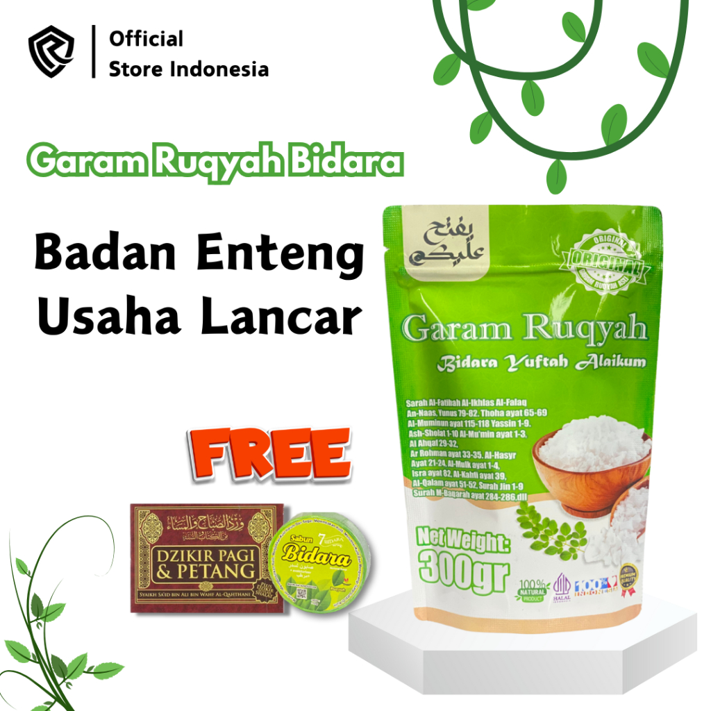 Jual Garam Ruqyah Yuftah Alaikum Premium 300 gram (pembuka aura positif ...