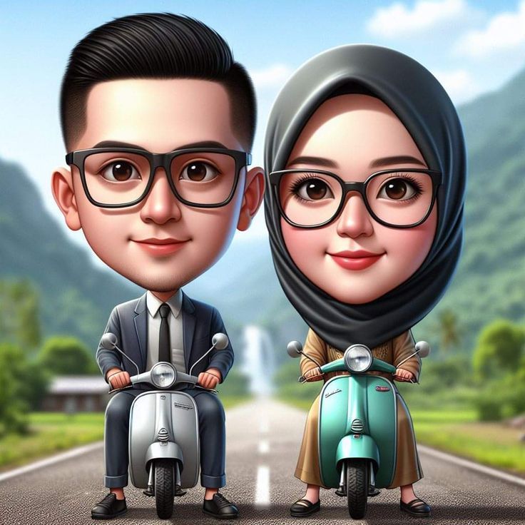 Jual Lukisan KARIKATUR|On Paper|Cartoon|Caricature Digital Drawing ...