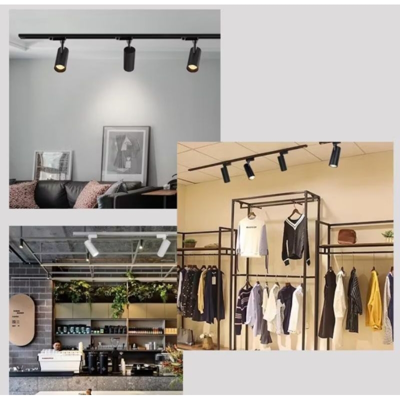 Jual Track Light COB Luminer Lampu Sorot Kawachi Dan Rail | Shopee ...