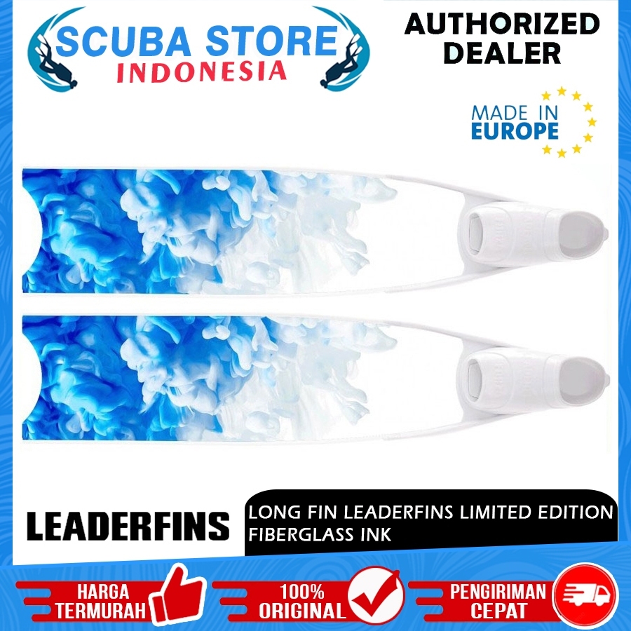 Jual Long Fin Leaderfins Fiberglass Pure Carbon Limited Edition Ink ...