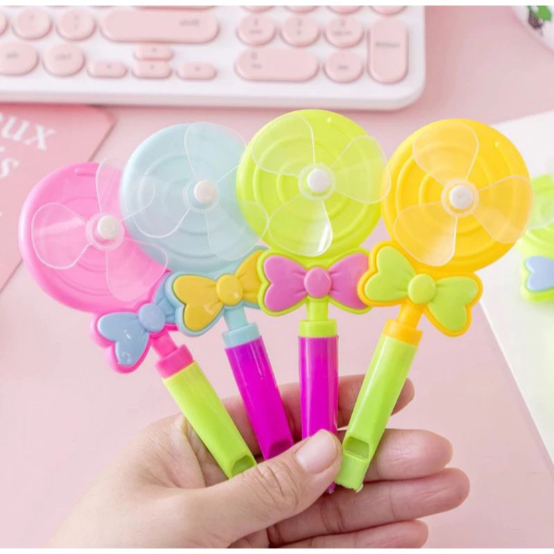 Jual Mainan edukasi anak peluit lolipop permen kincir baling baling ...