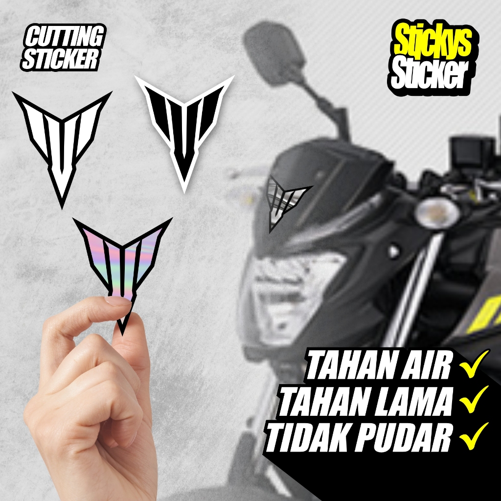 Jual Sticker logo YAMAHA MT cutting sticker YAMAHA MT-15 | MT-25 8 ...
